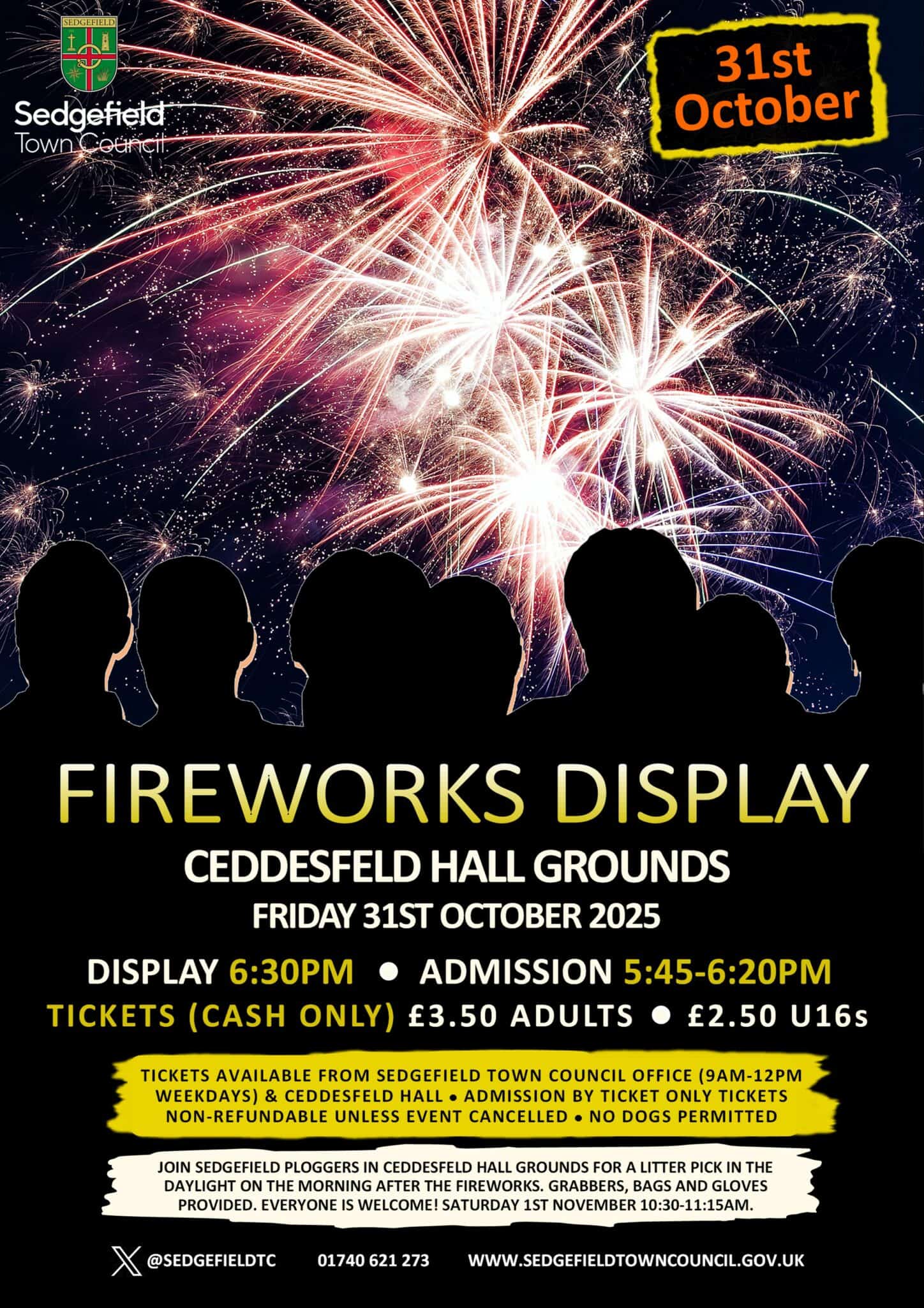 Sedgefield Fireworks Display 2025 - Sedgefield Town Council